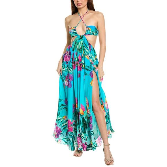 Rococo Sand | Dresses | Rococo Sand Womens Ocean Maxi Dress Blue | Poshmark